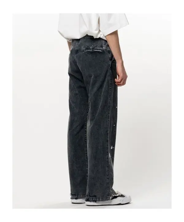 Mihara Yasuhiro Distressed Cotton Linen Blend Pants
