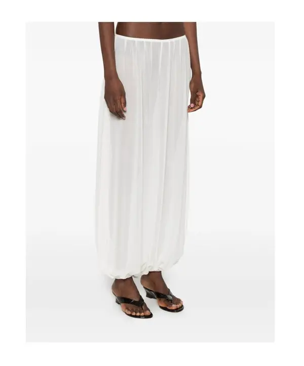 THE FRANKIE SHOP Wide-leg Casual Pants - White