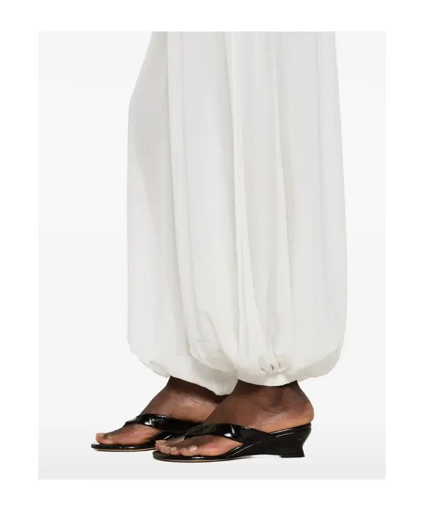 THE FRANKIE SHOP Wide-leg Casual Pants - White