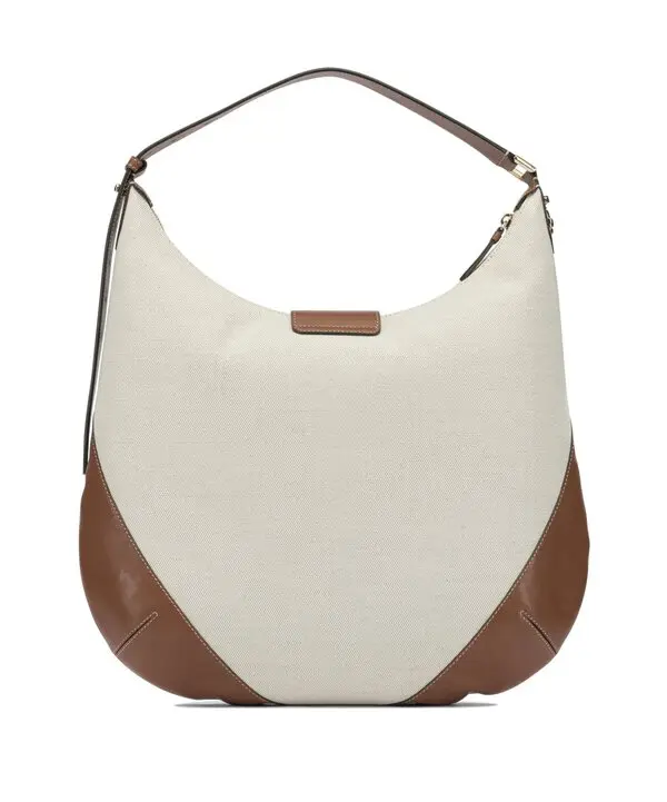 JIMMY CHOO Large Hobo Shoulder Bag - White