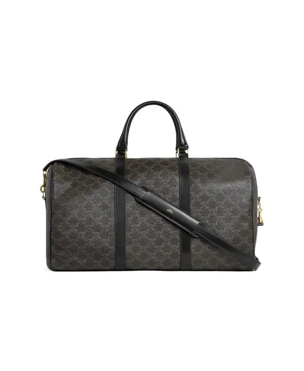 Celine Triomphe Canvas And Calfskin Big Travel Bag