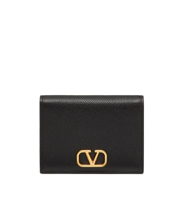 Valentino Garavani Logo Plaque Wallet
