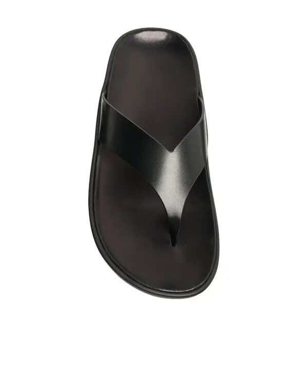 THE ROW Leather Flip Flops