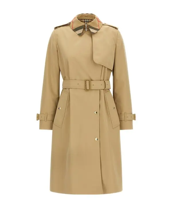 Burberry Belted Waist Trench Coat - Beige