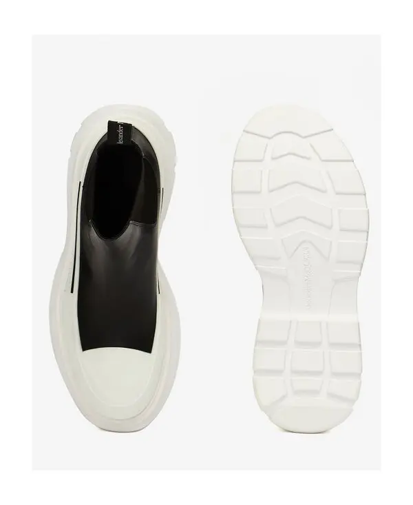 Alexander McQueen Tread Slick Chelsea Boots - White