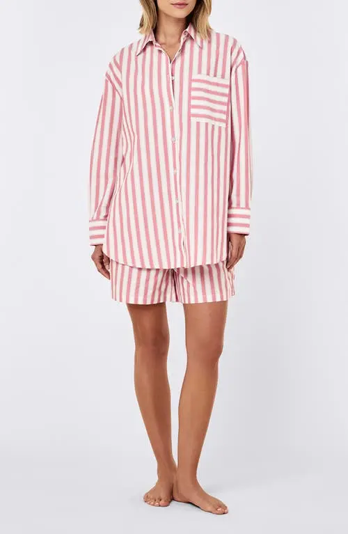 PAPINELLE Stripe Short Pajamas - Raspberry