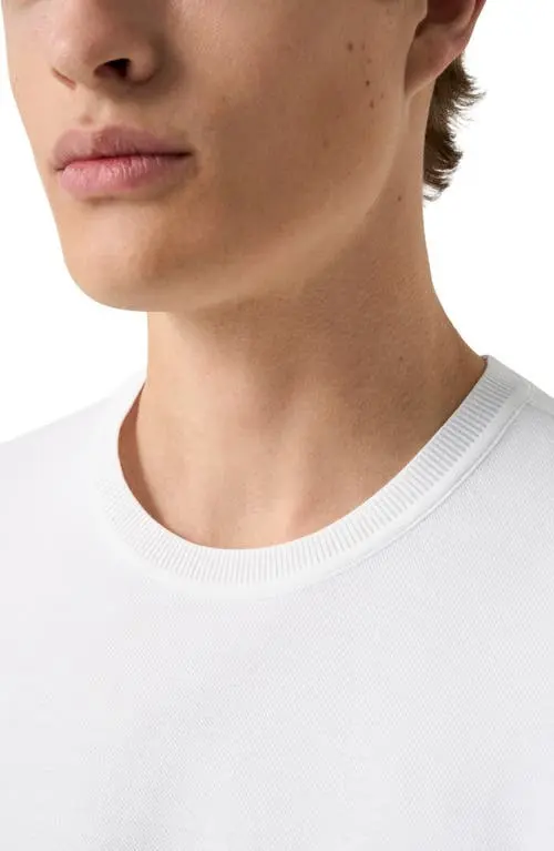 Eton Texture Cotton T-shirt - White