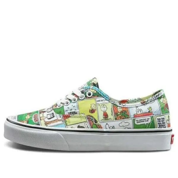 VANS Peanuts X Authentic Printed Sneakers - Black/white