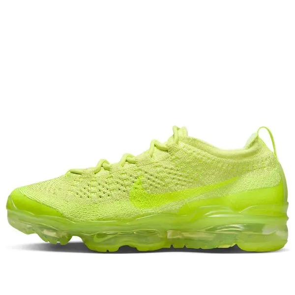 Nike Vapormax 2023 Flyknit Sneakers - Light Lemon Twist/white/barely Volt