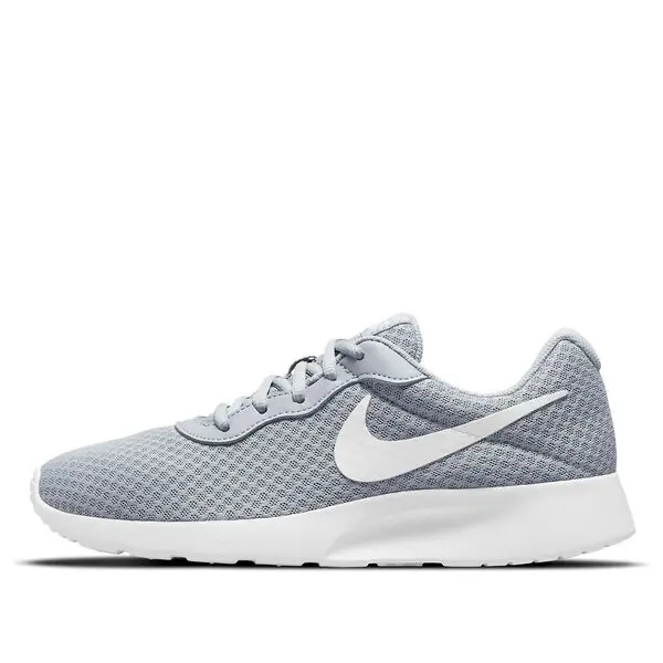 Nike Tanjun Casual Lace-up Sneakers - Grey/white