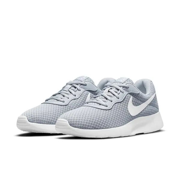Nike Tanjun Casual Lace-up Sneakers - Grey/white