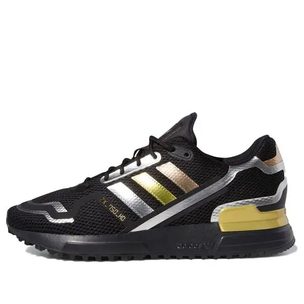 Adidas Originals Zx 750 Hd Marathon Running Shoes - Black/silver/gold