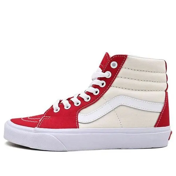 VANS Sk8-hi Chili Pepp High Top Sneakers - White/red