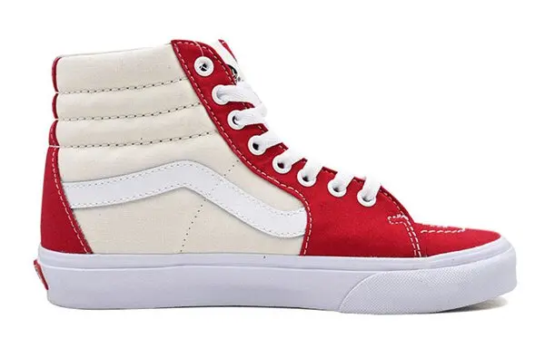 VANS Sk8-hi Chili Pepp High Top Sneakers - White/red