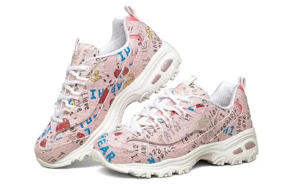 Sketchers D'lites 1.0 Low-top Sneakers - Pink