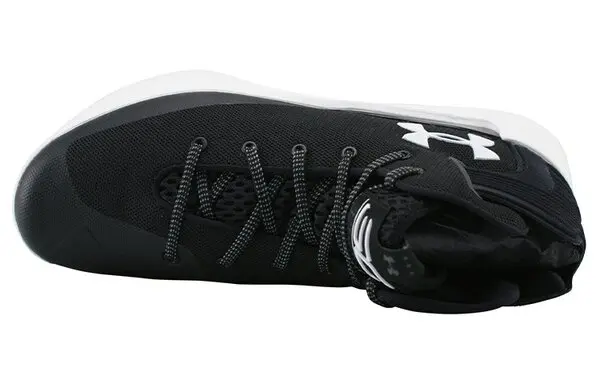 Under Armour Basketball Mid Top Sneakers - Black/white