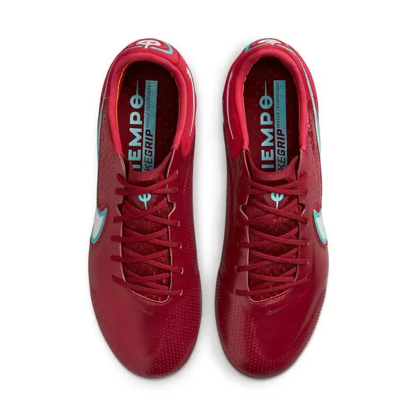 Nike Tiempo Legend 9 Elite Hg - Red/white