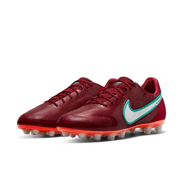 Nike Tiempo Legend 9 Elite Hg - Red/white