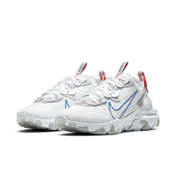 Nike React Vision Sneakers - White/blue/red