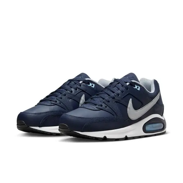 Nike Max Command Leather Sneakers - Navy/white
