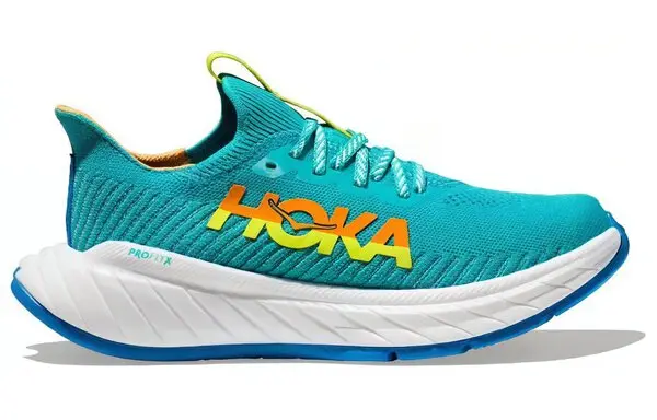 Hoka One One Carbon X3 Athletic Sneakers - Ceramic Primrose