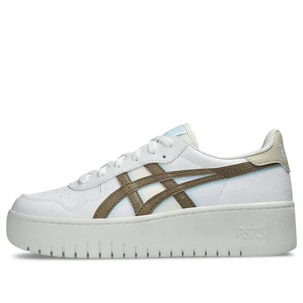 Asics Japan S Pf "white Pepper" Platform Sneakers - White/pepper