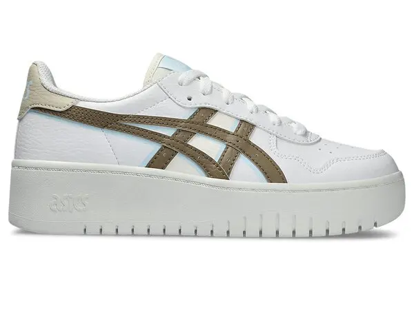Asics Japan S Pf "white Pepper" Platform Sneakers - White/pepper