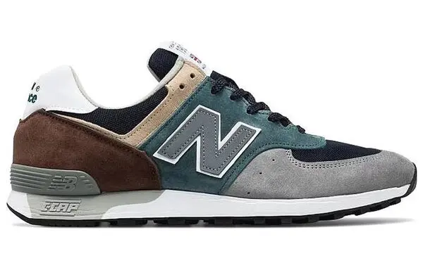 NEW BALANCE 576 Made In England "surplus Pack" Sneakers - Teal/grey/white