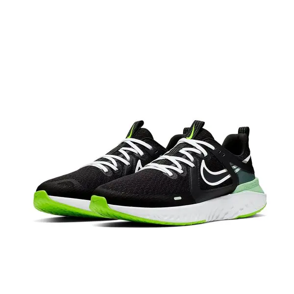 Nike Legend React 2 Athletic Sneakers - Black/green