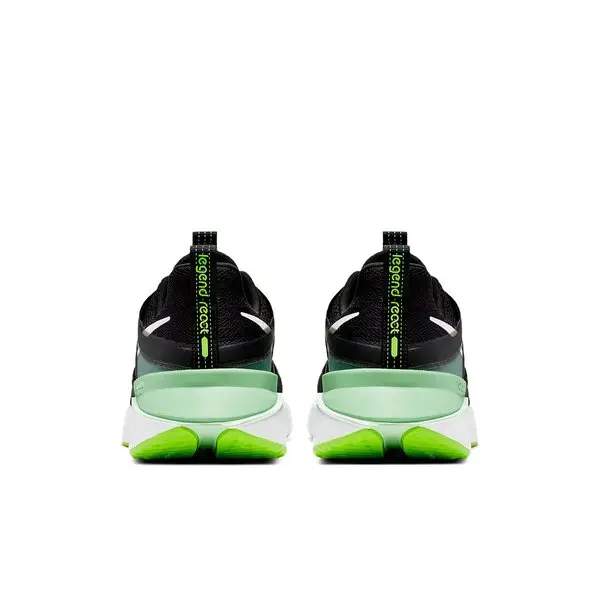 Nike Legend React 2 Athletic Sneakers - Black/green
