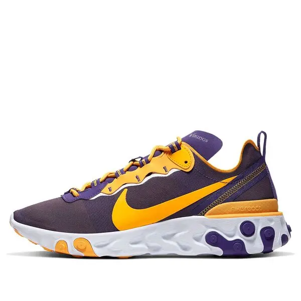 Nike Nfl X React Element 55 "minnesota Vikings" Sneakers - Purple