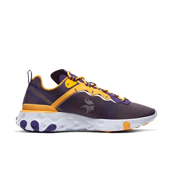 Nike Nfl X React Element 55 "minnesota Vikings" Sneakers - Purple