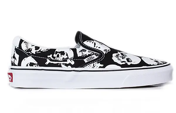 VANS Slip-on Skull Print Casual Sneakers