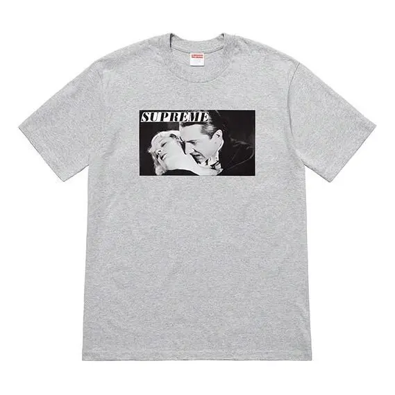 Supreme Ss19 Bela Lugosi Tee Vampire Short Sleeve Gray - Grey