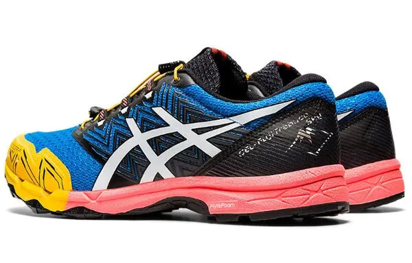 Asics Gel-fujitrabuco Sky Athletic Sneakers - Blue/pink/yellow