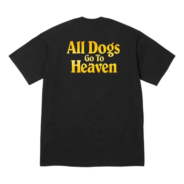 Supreme All Dogs Go To Heaven T-shirt - Black