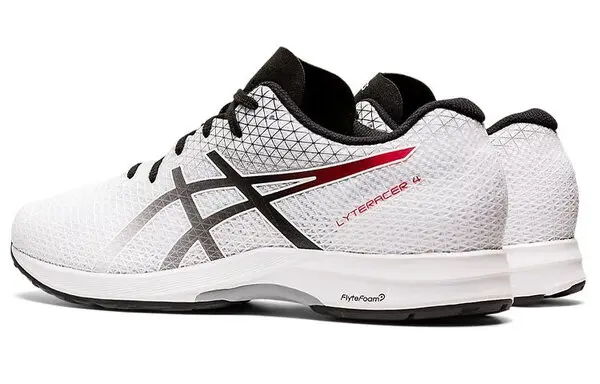 Asics Lyteracer 4 Athletic Shoes - White/black
