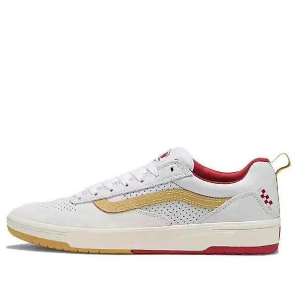 VANS Zahba Vintage Sport Shoes - White/brown/red