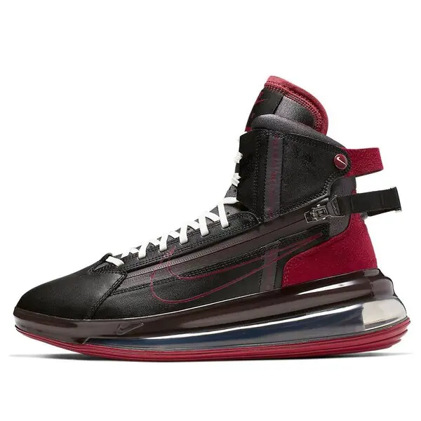 Nike Max 720 Saturn High Top Sneakers - Black