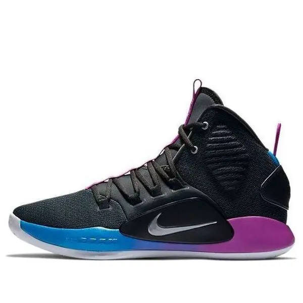 Nike Hyperdunk X 'flight Huarache' High-top Sneakers - Black