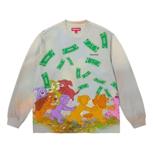 Supreme All Dogs Go To Heaven Long-sleeve T-shirt 'day - Multi-color