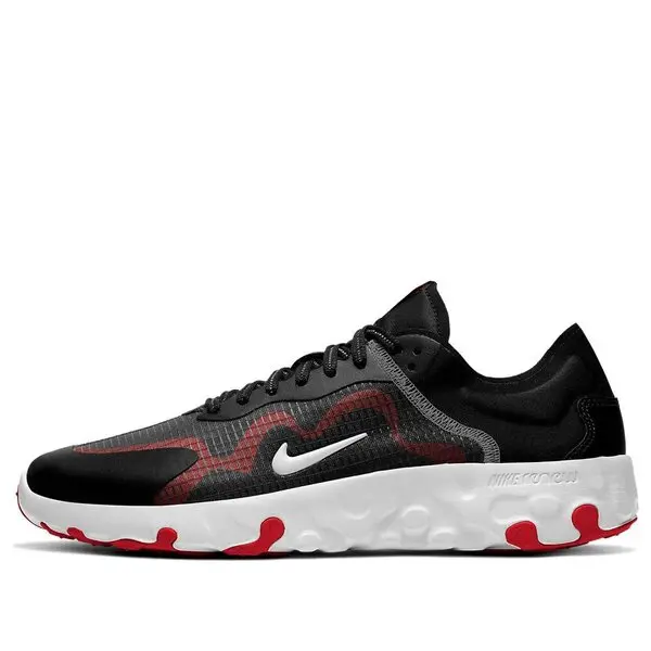 Nike Renew Lucent Athletic Sneakers - Black/red