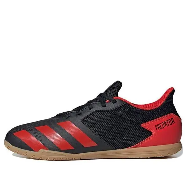 Adidas Predator 20.4 In Sala "active Red" Indoor Soccer Shoes - Black