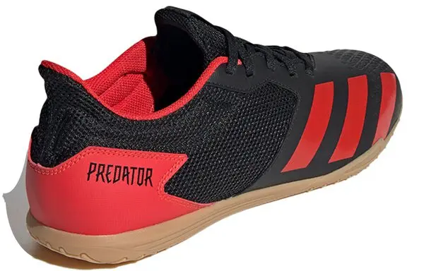 Adidas Predator 20.4 In Sala "active Red" Indoor Soccer Shoes - Black