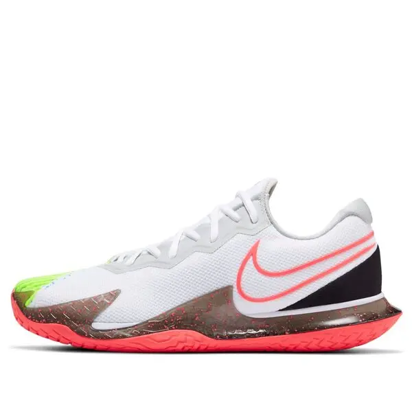 Nike Court Air Zoom Vapor Cage 4 Tennis Sneakers - White/pink