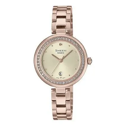 Casio Analog Rose Gold Watch With Sapphire Crystal - Rose Gold/saphire Crystal