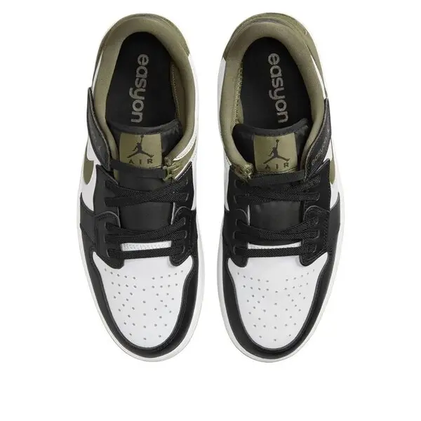 JORDAN 1 Low Easyon Sneakers - White/black/medium Olive