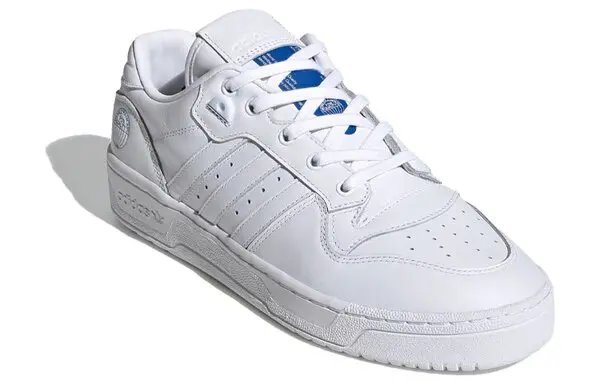 Adidas Rivalry Low "world Famous For Quality Stamp Blue Bird" Sneakers