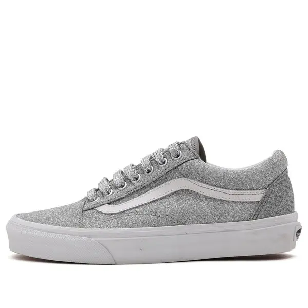 VANS Old Skool Lurex Glitter Sneakers - Silver