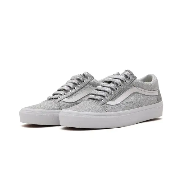 VANS Old Skool Lurex Glitter Sneakers - Silver